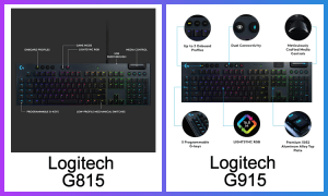 Logitech G815 vs G915 - Which one should you buy?