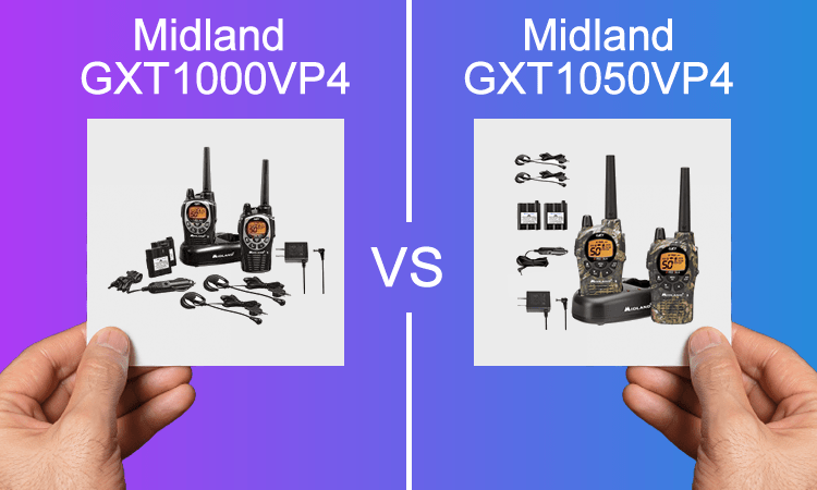 Midland GXT1000VP4 vs GXT1050VP4 - Which one should you buy?